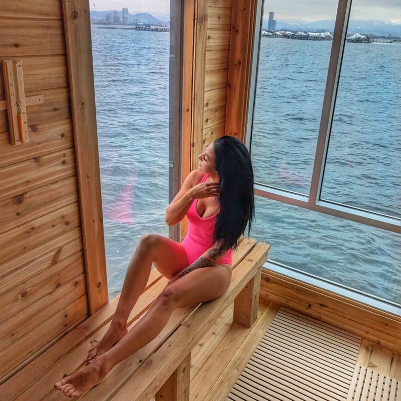 Kelowna's Floating Sauna